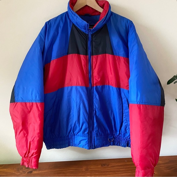 Vintage | Jackets & Coats | Vintage 99s Cortina Colorblock Winter Puffy ...